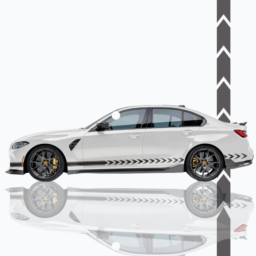 Sleek Minimalist Car Graphics for Modern Rides | Motorik Detailing