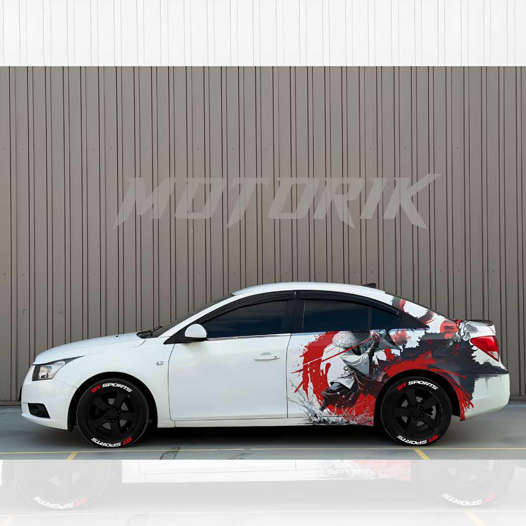 Custom Sedan Car Graphics & Decals for a Bold Look | Motorik Detailing