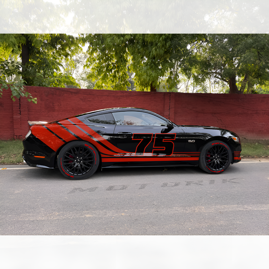 Custom Sedan Car Graphics & Decals for a Bold Look | Motorik Detailing