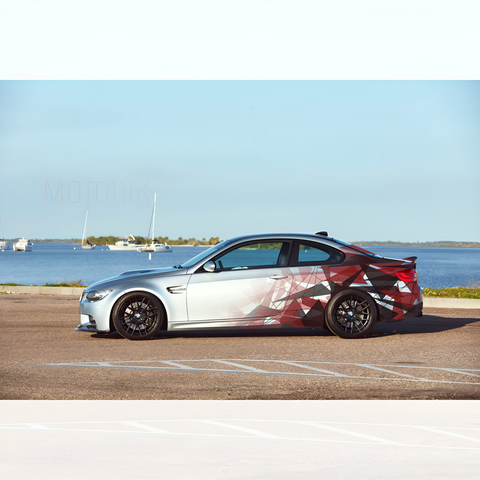 Crystal Theme Side & Rear Car Body Graphics for All Sedan Cars ...