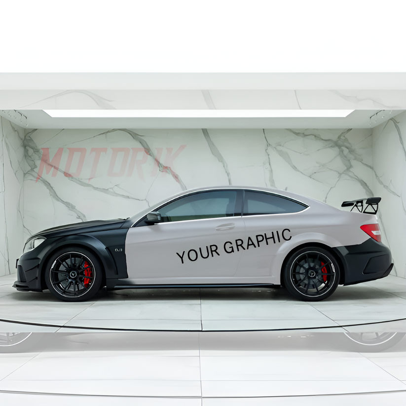 Custom Car Side Graphics - Design Your Own Sedan Wraps | Motorik Detailing
