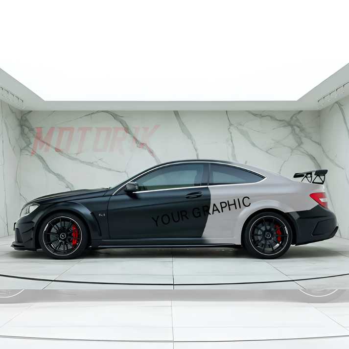 Custom Car Side Graphics for Your Unique Sedan Design | Motorik Detailing