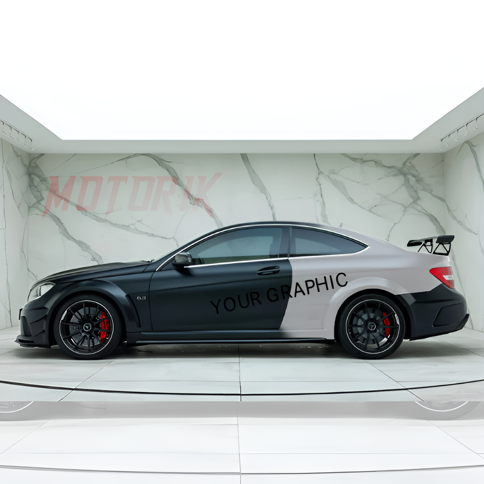 Custom Car Side Graphics for Your Unique Sedan Design | Motorik Detailing