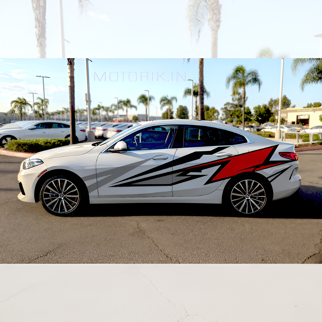 Custom Sedan Car Graphics & Decals for a Bold Look | Motorik Detailing