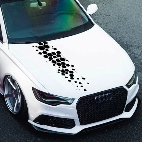 Motorik Honeycomb Car Bonnet Graphics (full bonnet) – Motorik Detailing