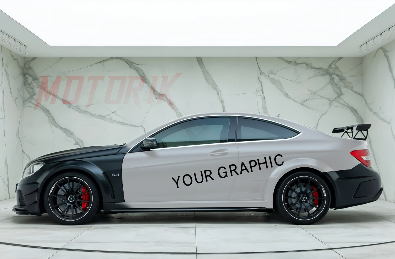 Custom Car Side Graphics - Design Your Own Sedan Wraps | Motorik Detailing