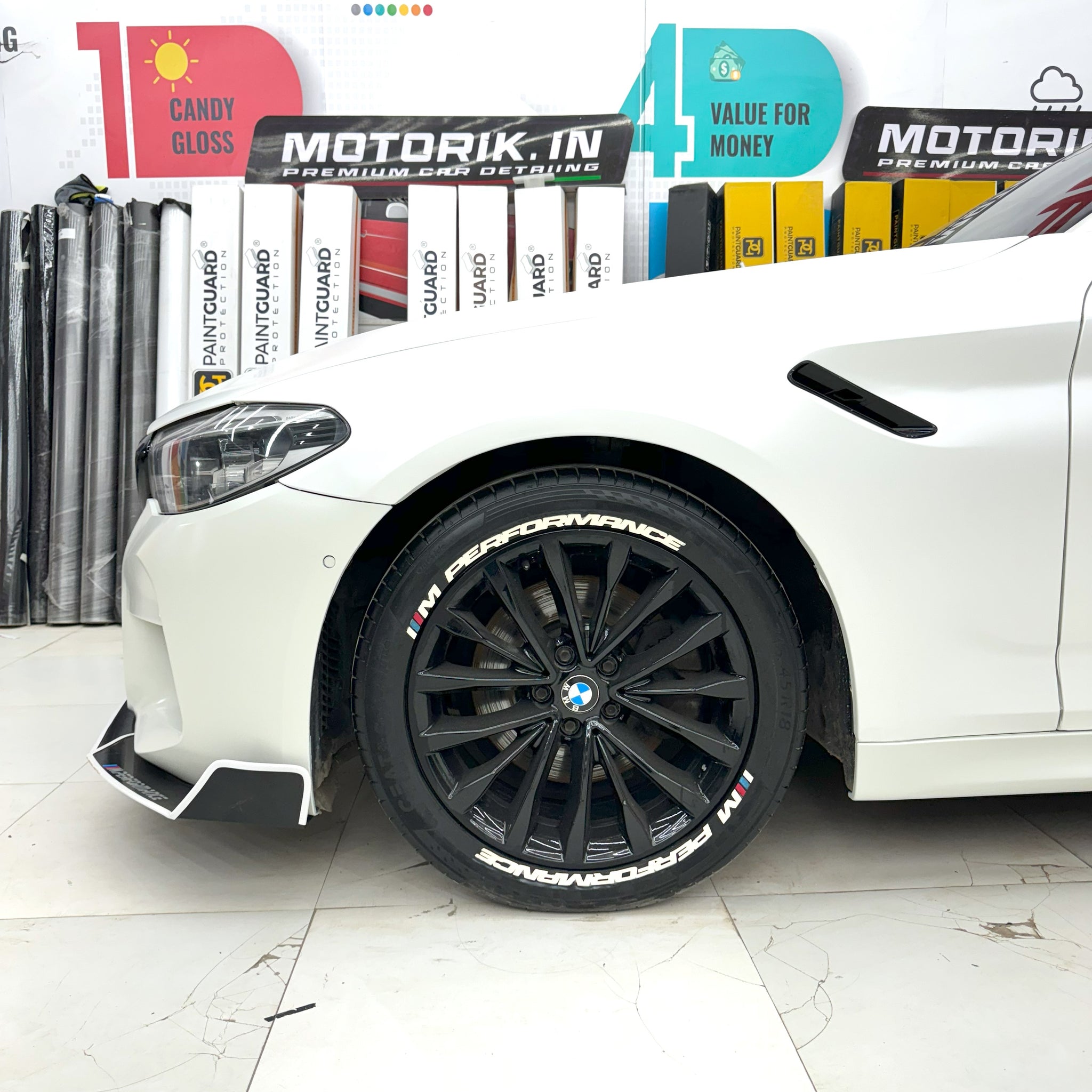 M Performance Tire Stickers Kit for 14''-18'' Wheels | Motorik Detailing