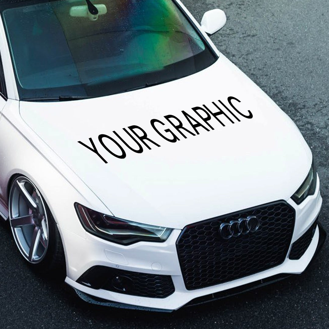Personalized Car Graphics Design for Sedan Bonnet | Motorik Detailing